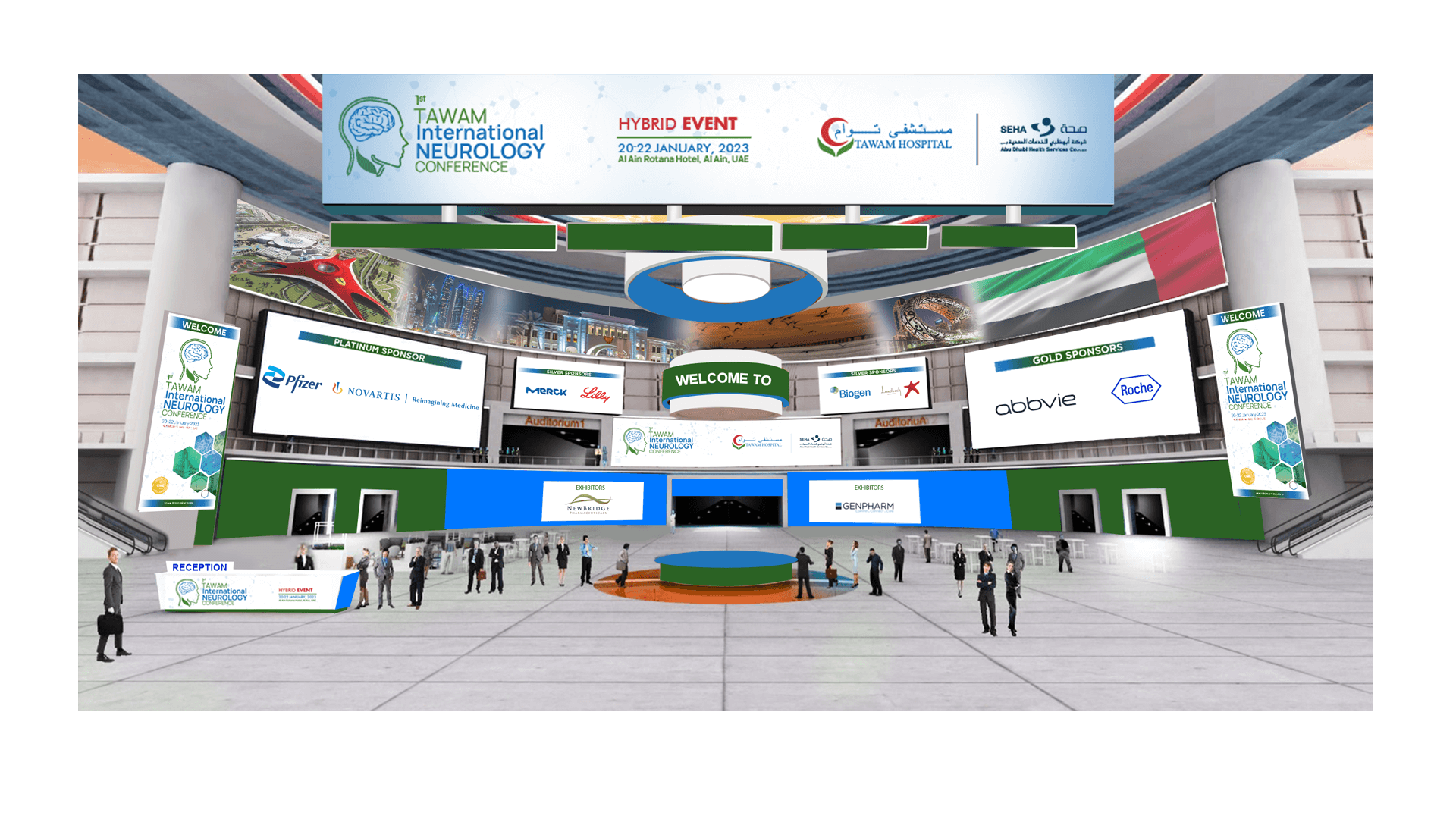 1st Tawam International Neurology Conference – Virtual Booth Exhibition